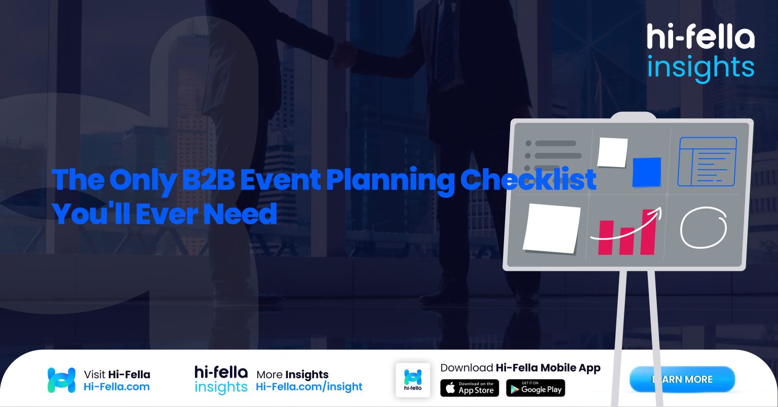The Only B2B Event Planning Checklist You'll Ever Need